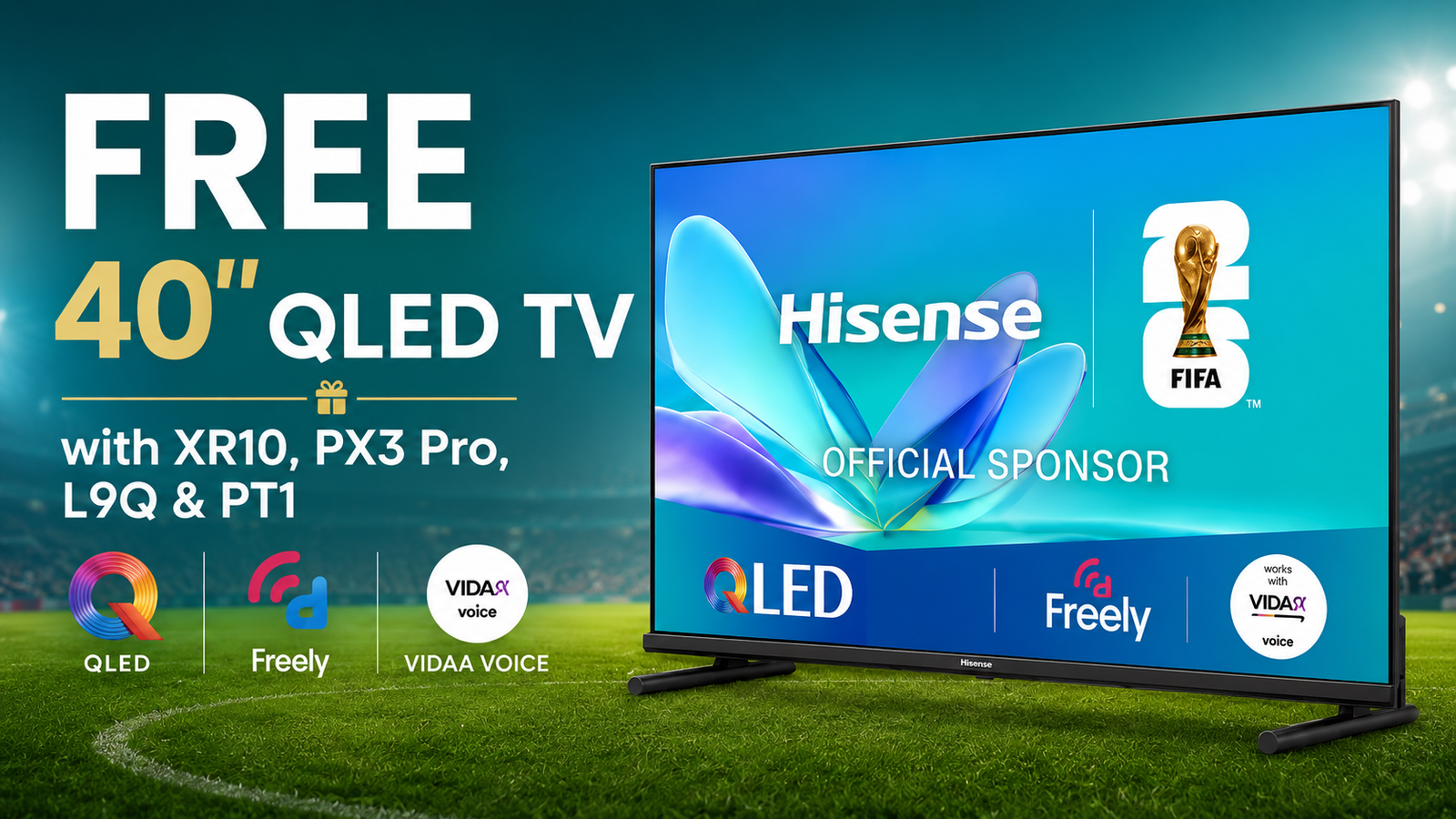 Buy a Hisense Laser Projector, Get a Free 40" Smart TV – Personal Projector