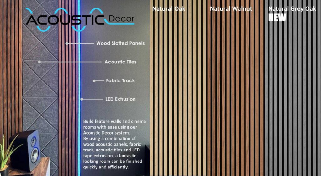 Acoustic Decor Wood Acoustic Panels – Personal Projector