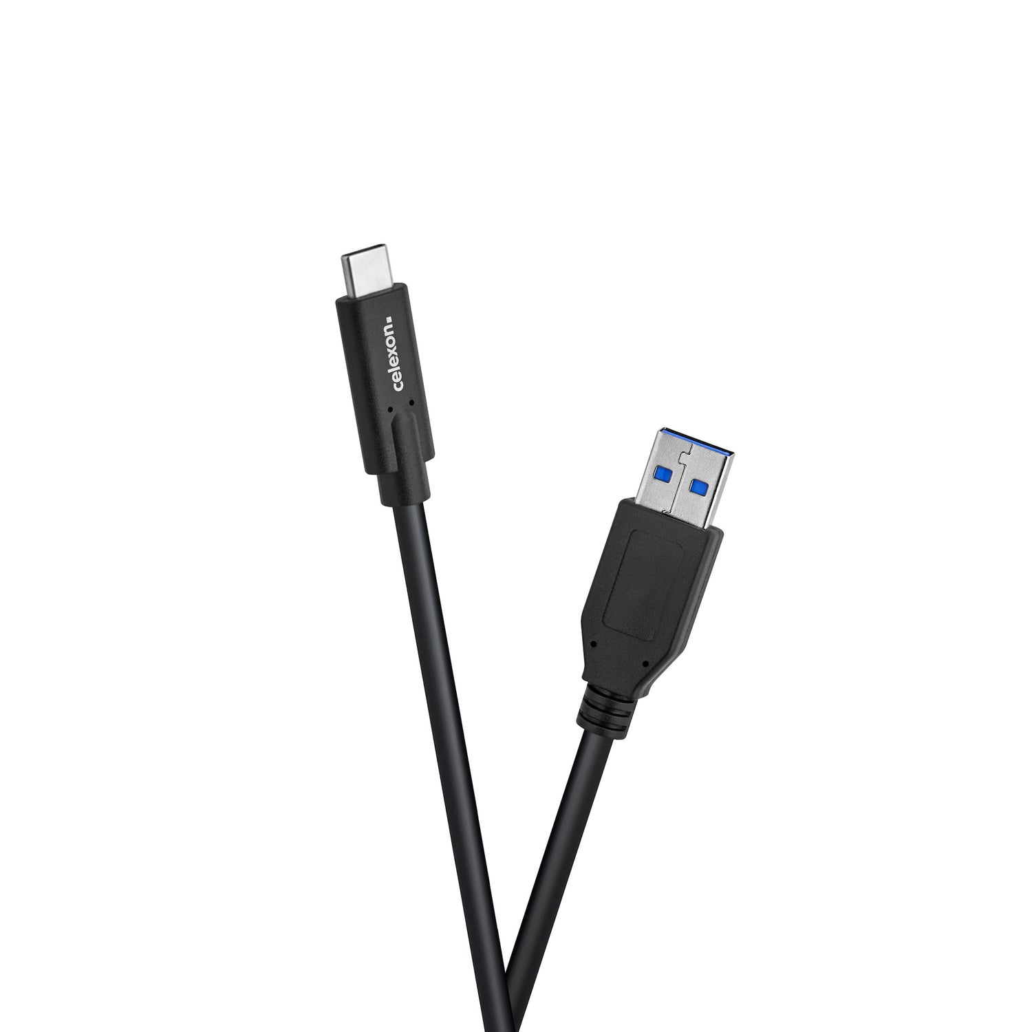 celexon USB-C to USB-A cable - USB 3.2 Gen 2x1 0.5m, Black – Personal ...