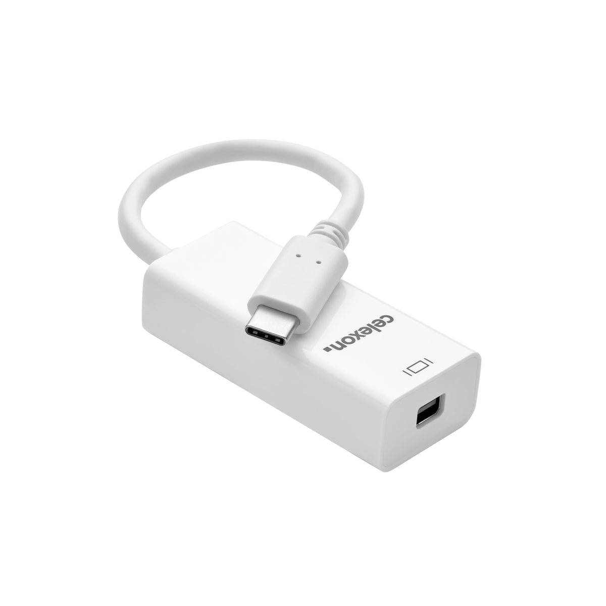 celexon USB-C to mini DisplayPort M/F adapter, white – Personal Projector